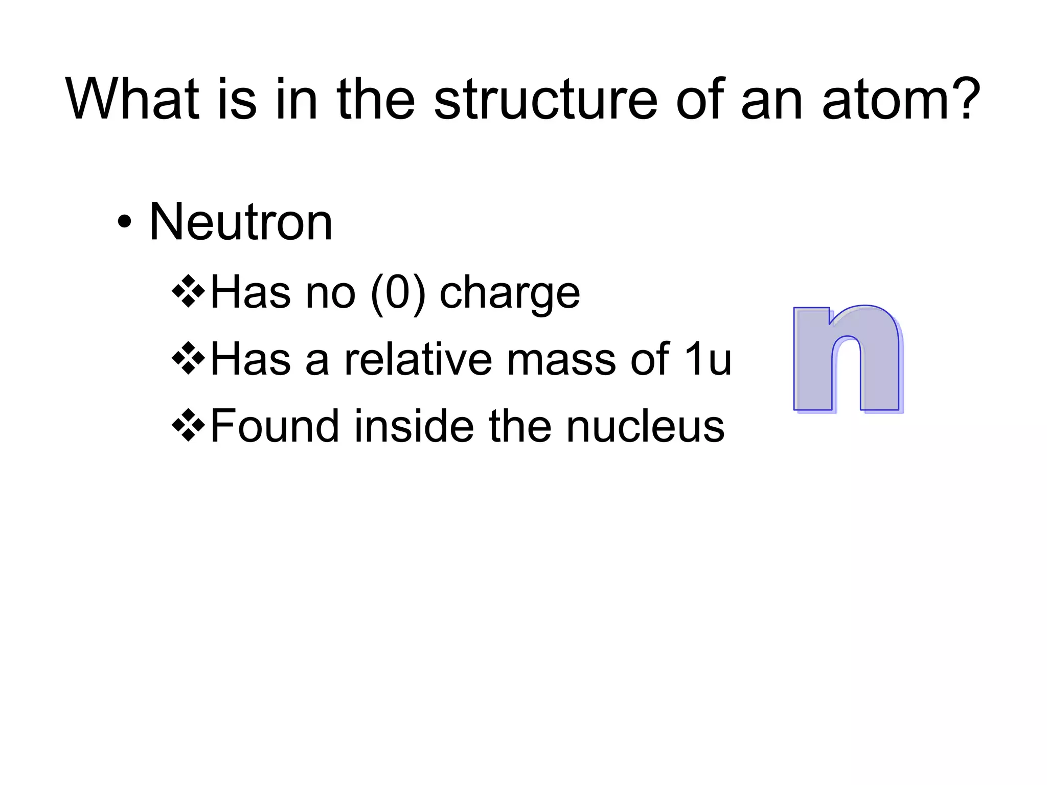Structure of atom | PPTX