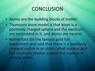 Structure of atom | PPTX
