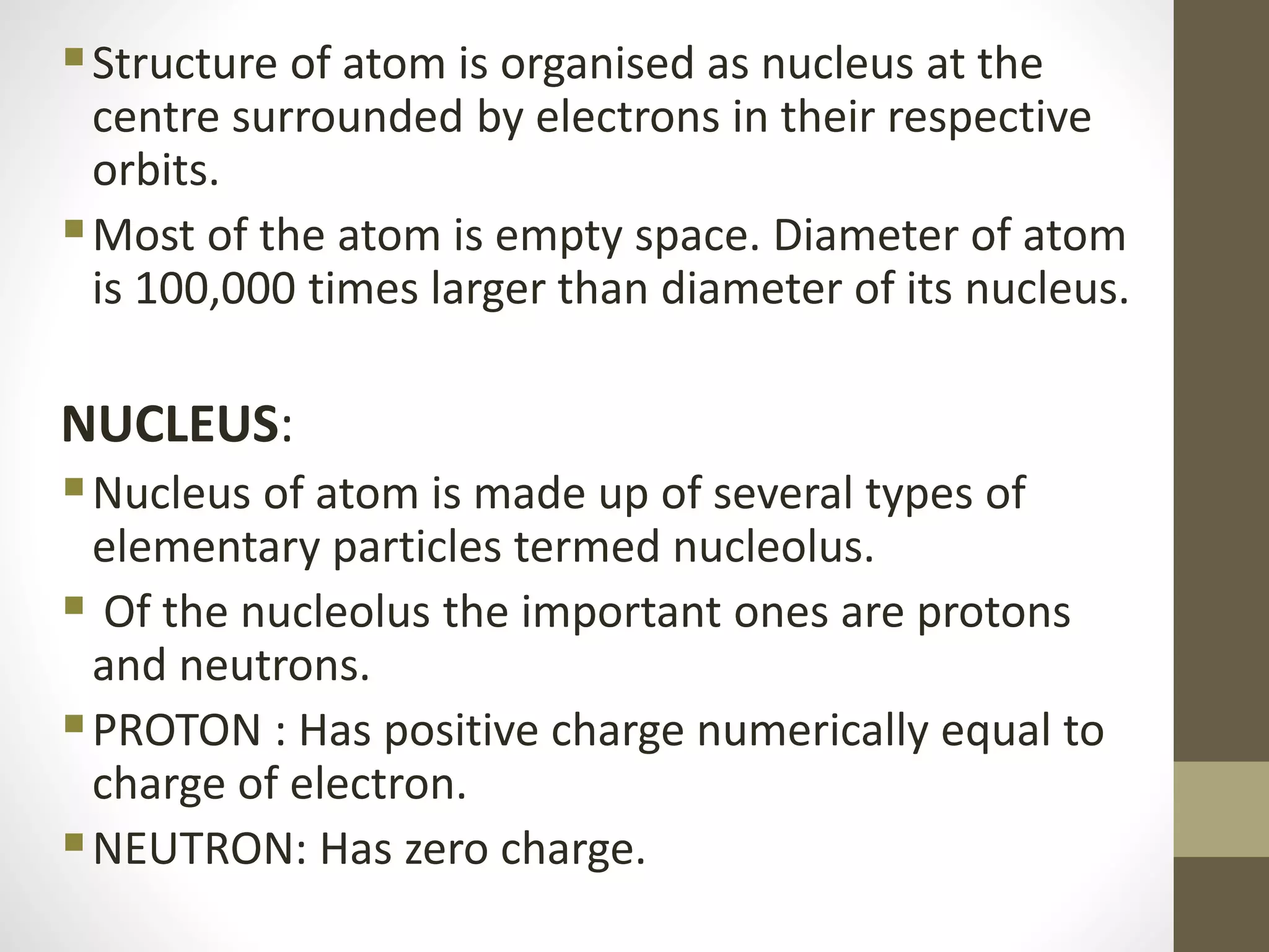Structure of atom and EM spectrum | PPTX