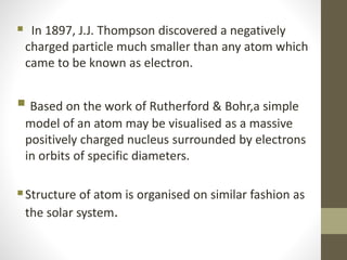 Structure of atom and EM spectrum | PPTX