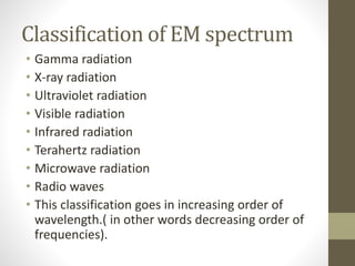 Structure of atom and EM spectrum | PPTX