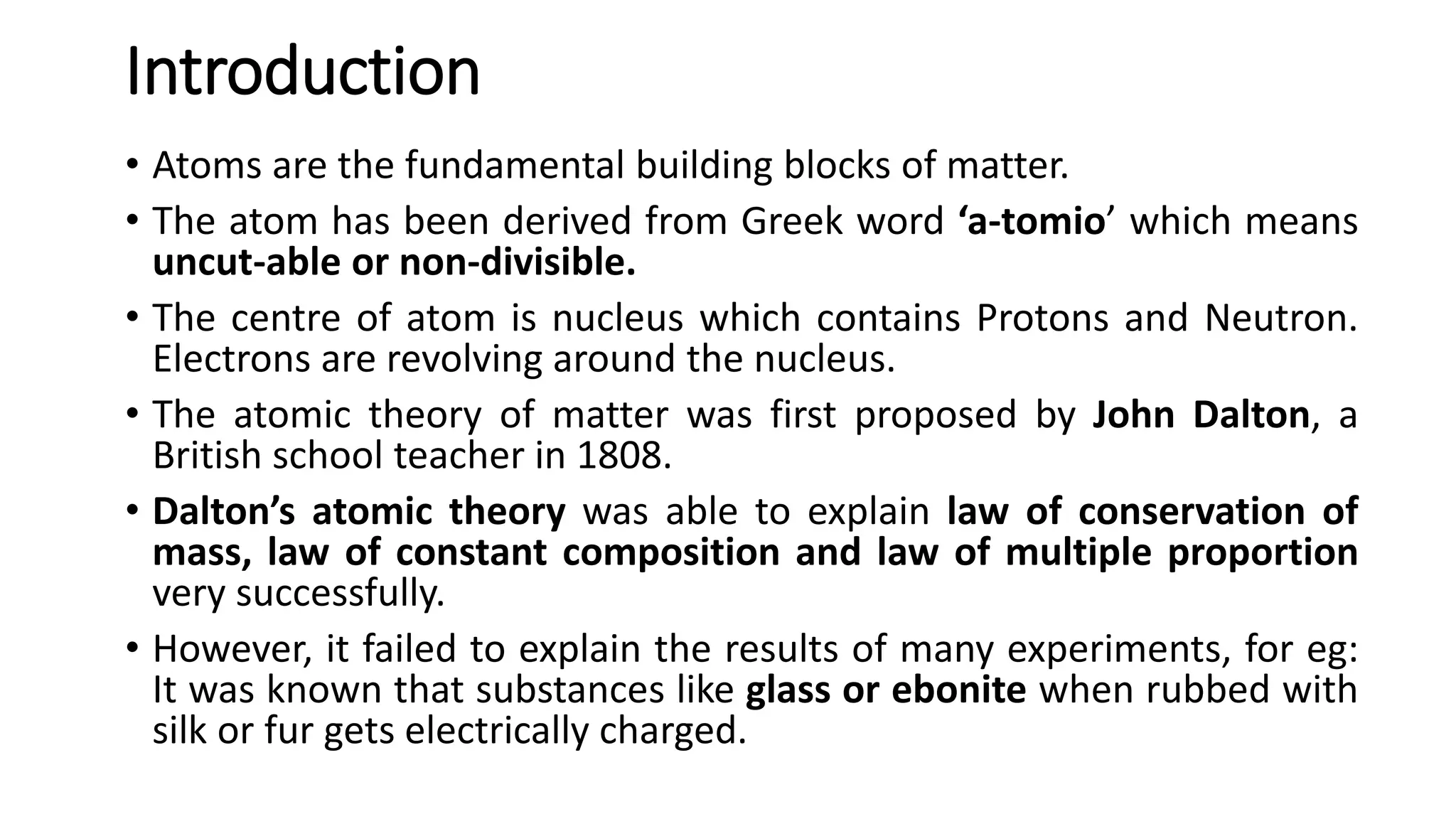 Structure of atom | PPTX