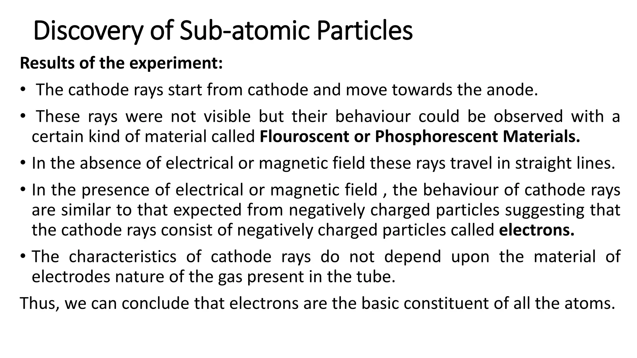 Structure of atom | PPTX