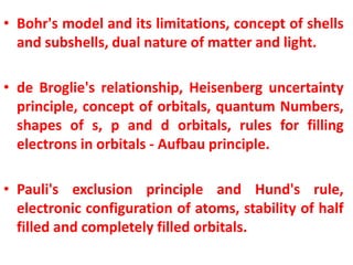 Structure of atom | PPTX