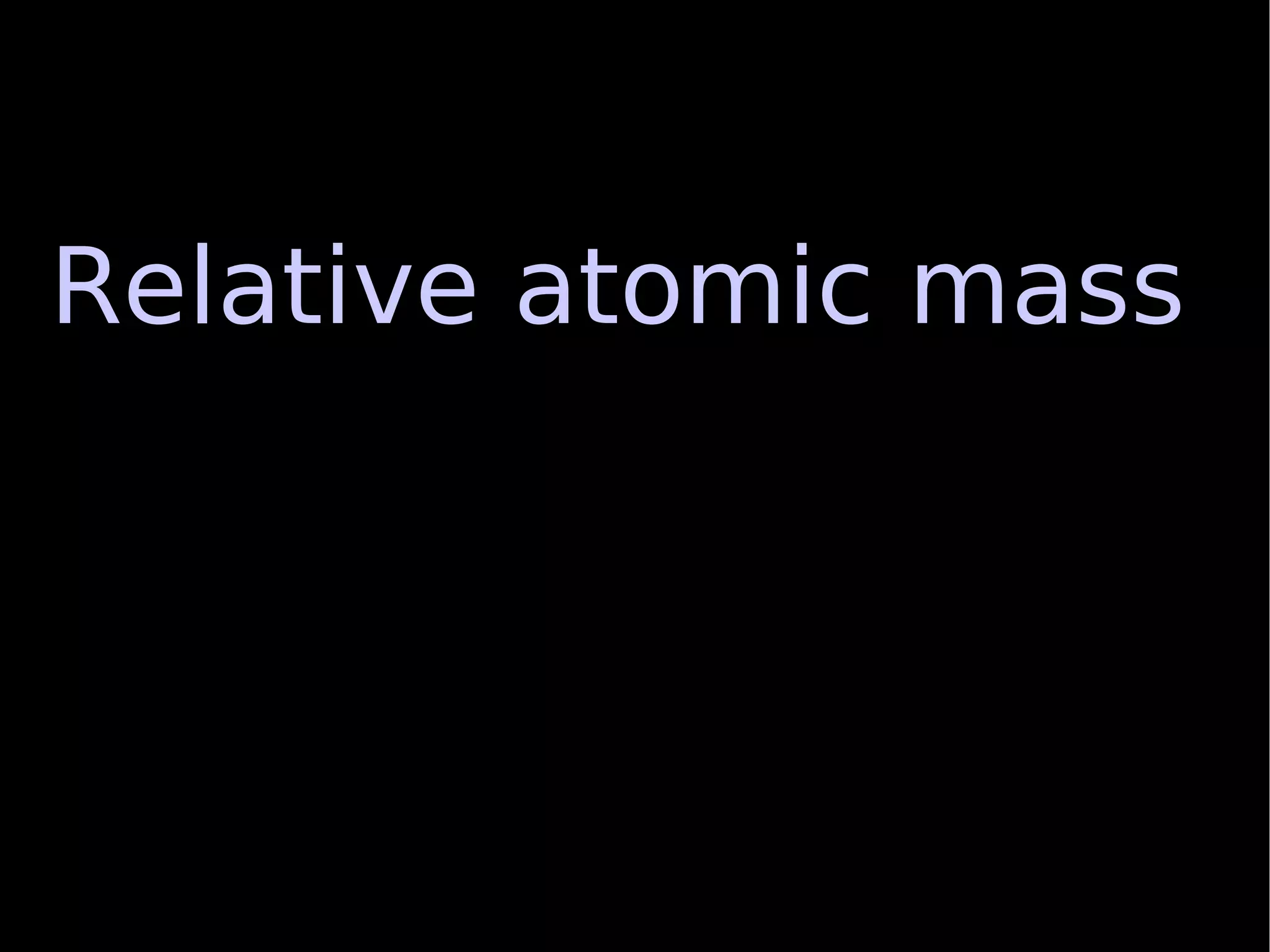 Structure Of Atom Igcse Ppt