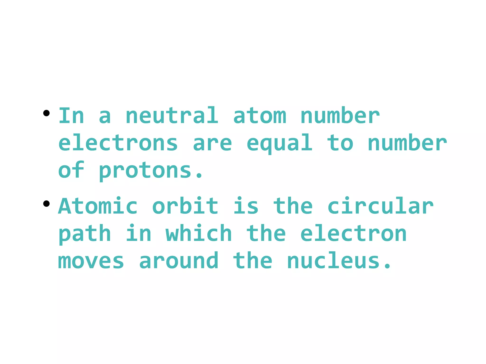 Structure Of Atom Igcse Ppt
