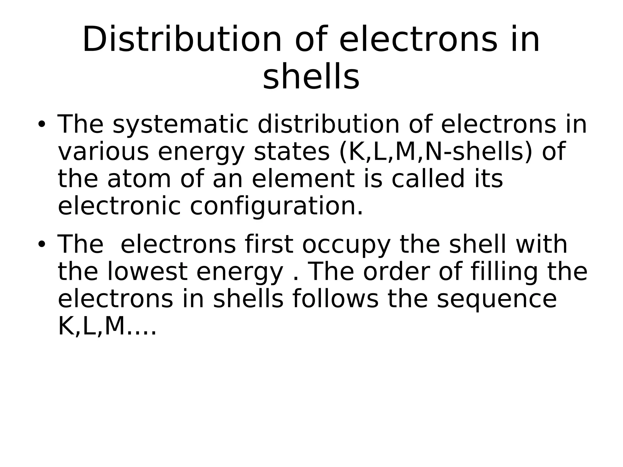 Structure Of Atom Igcse Ppt