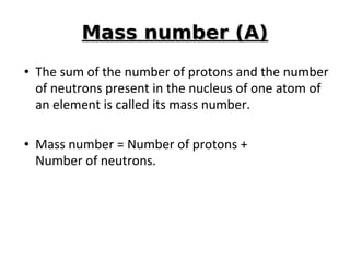 Structure of atom (igcse) | PPT