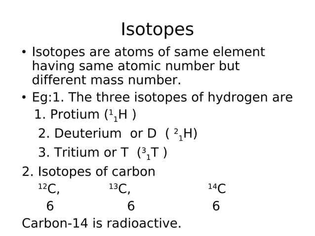 Structure Of Atom Igcse Ppt
