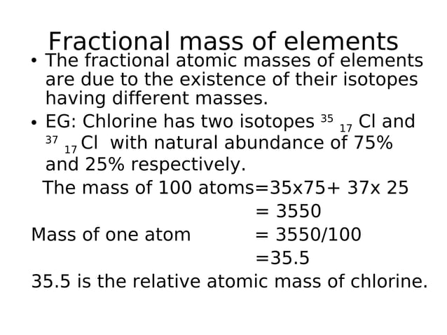 Structure Of Atom Igcse Ppt