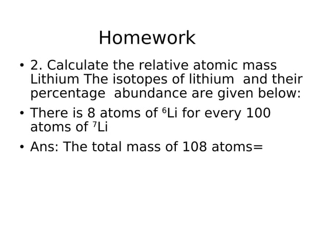 Structure Of Atom Igcse Ppt
