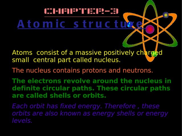 Structure Of Atom Igcse Ppt
