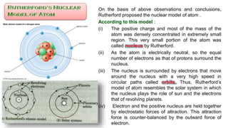 Structure of atom MANIK | PPTX