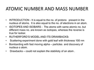 STRUCTURE_OF_ATOM_POWERPOINT. Class 11 chemistry | PPTX