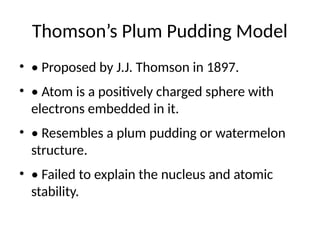 Structure_of_Atoms_Final.pptx for class9 | PPTX