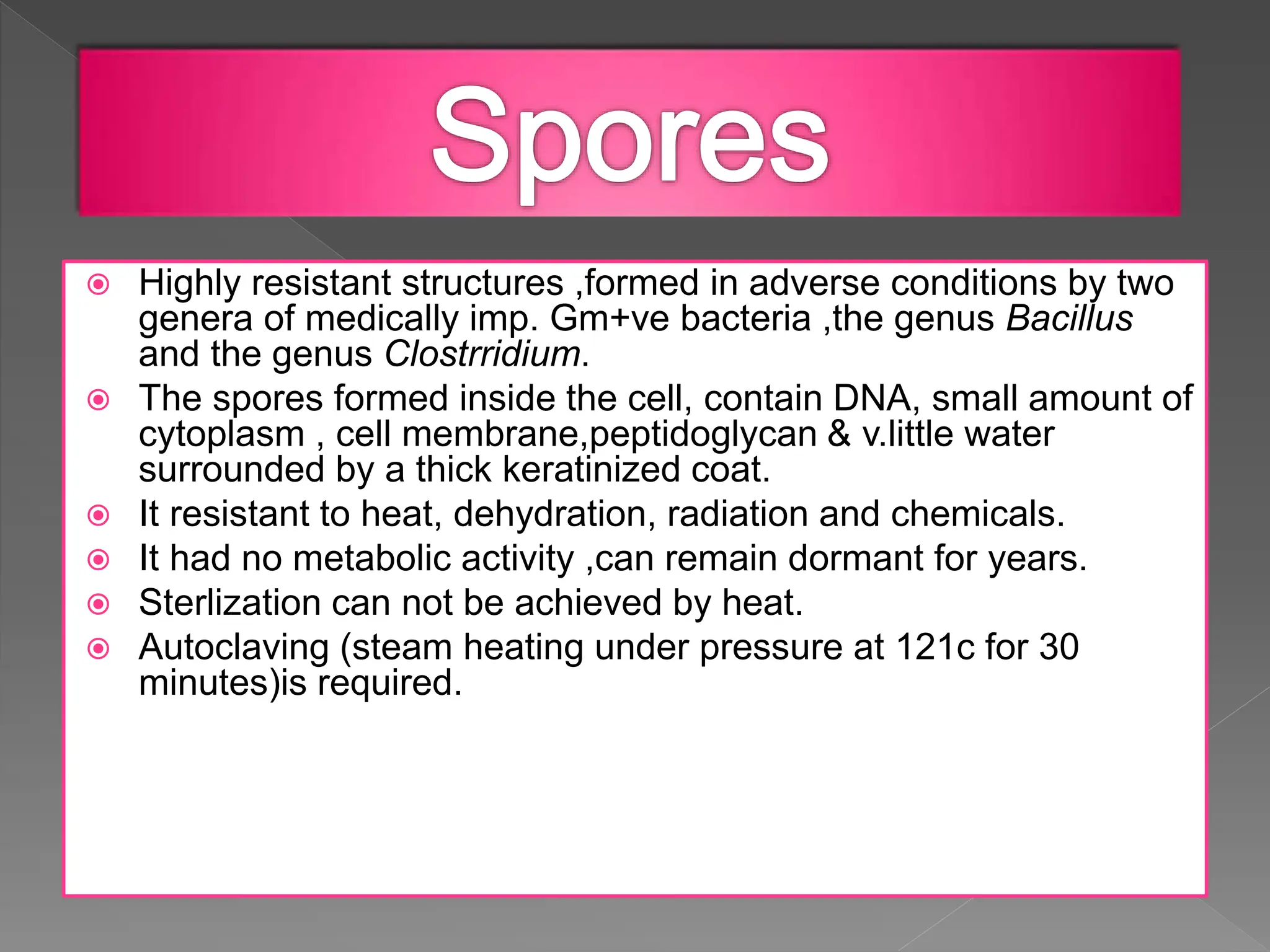 Clinical microbiology structure of bacteria.pptx | Biological Sciences | Science