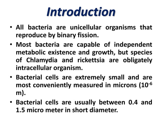 Structure of bacterial cell | PPTX