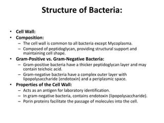 Structure of Bacterial Cells and shape.pptx