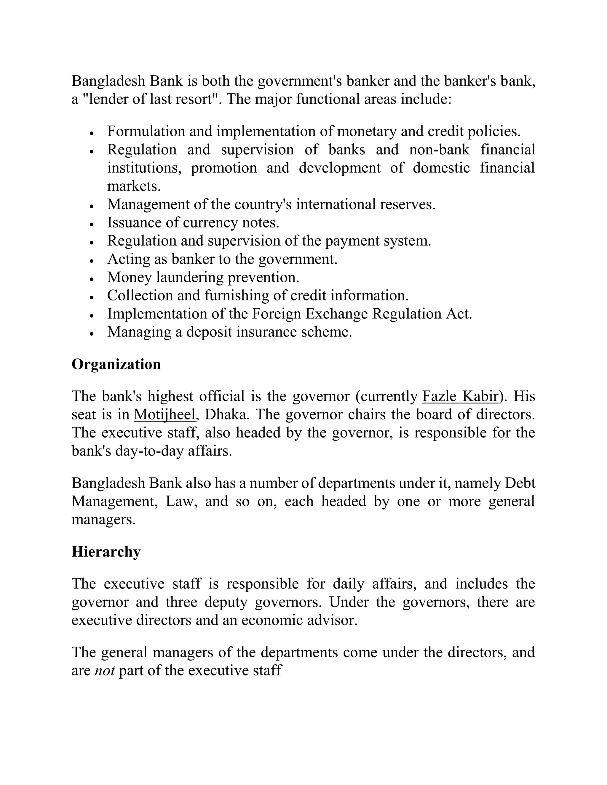 Structure of Banking Industry in Bangladesh, BIN- 305 | PDF