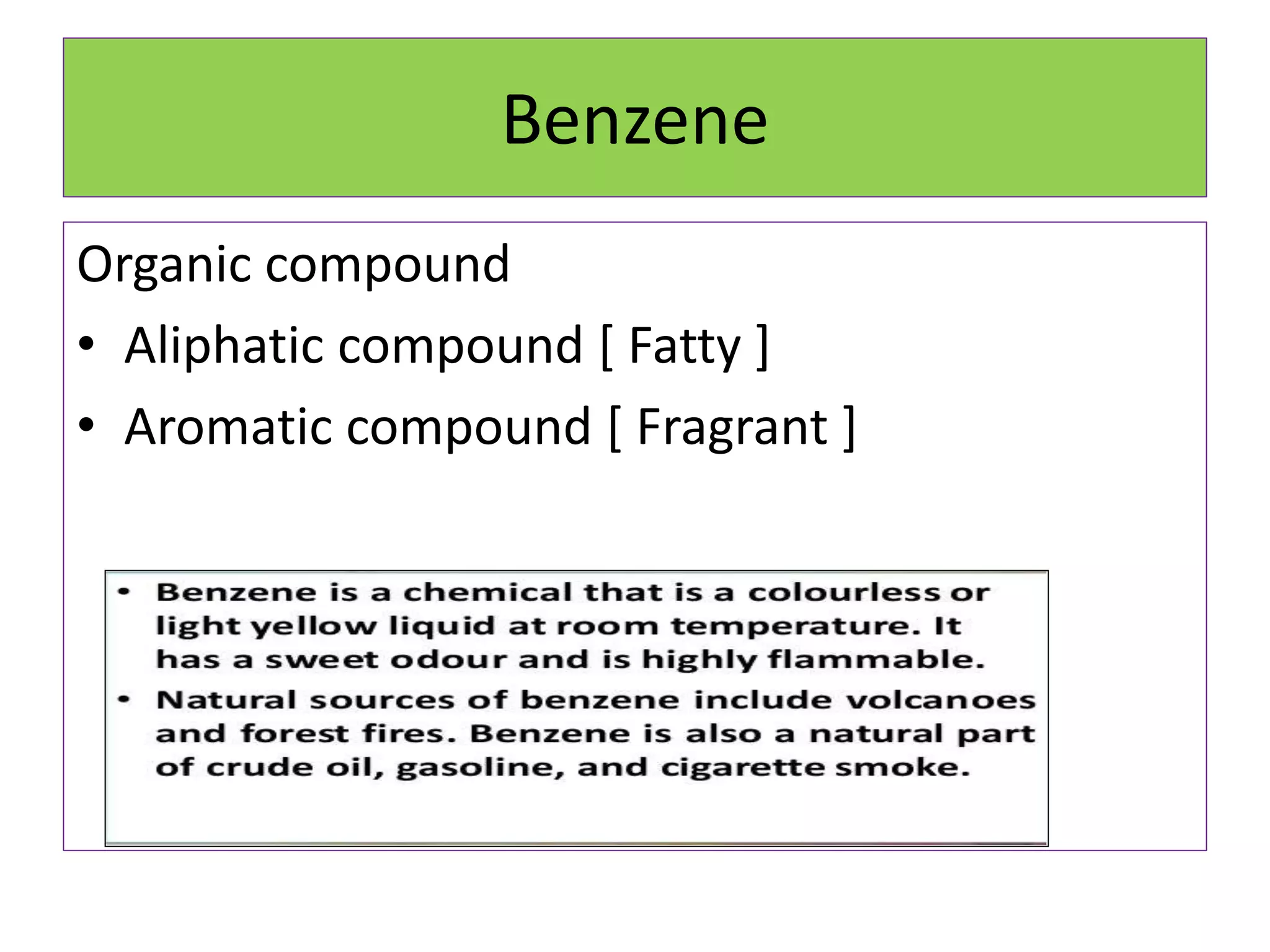 Structure of benzene | PPTX