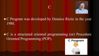 Structure of C++ - R.D.Sivakumar | PPT | Programming Languages | Computing