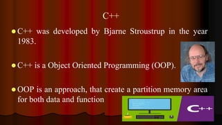 Structure of C++ - R.D.Sivakumar | PPT | Programming Languages | Computing