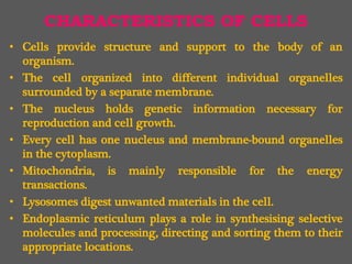 Structure of cell | PPTX