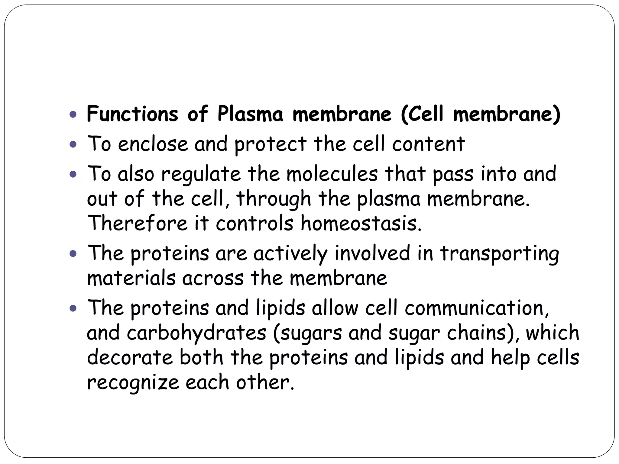 Structure of cell components and functions | PPTX
