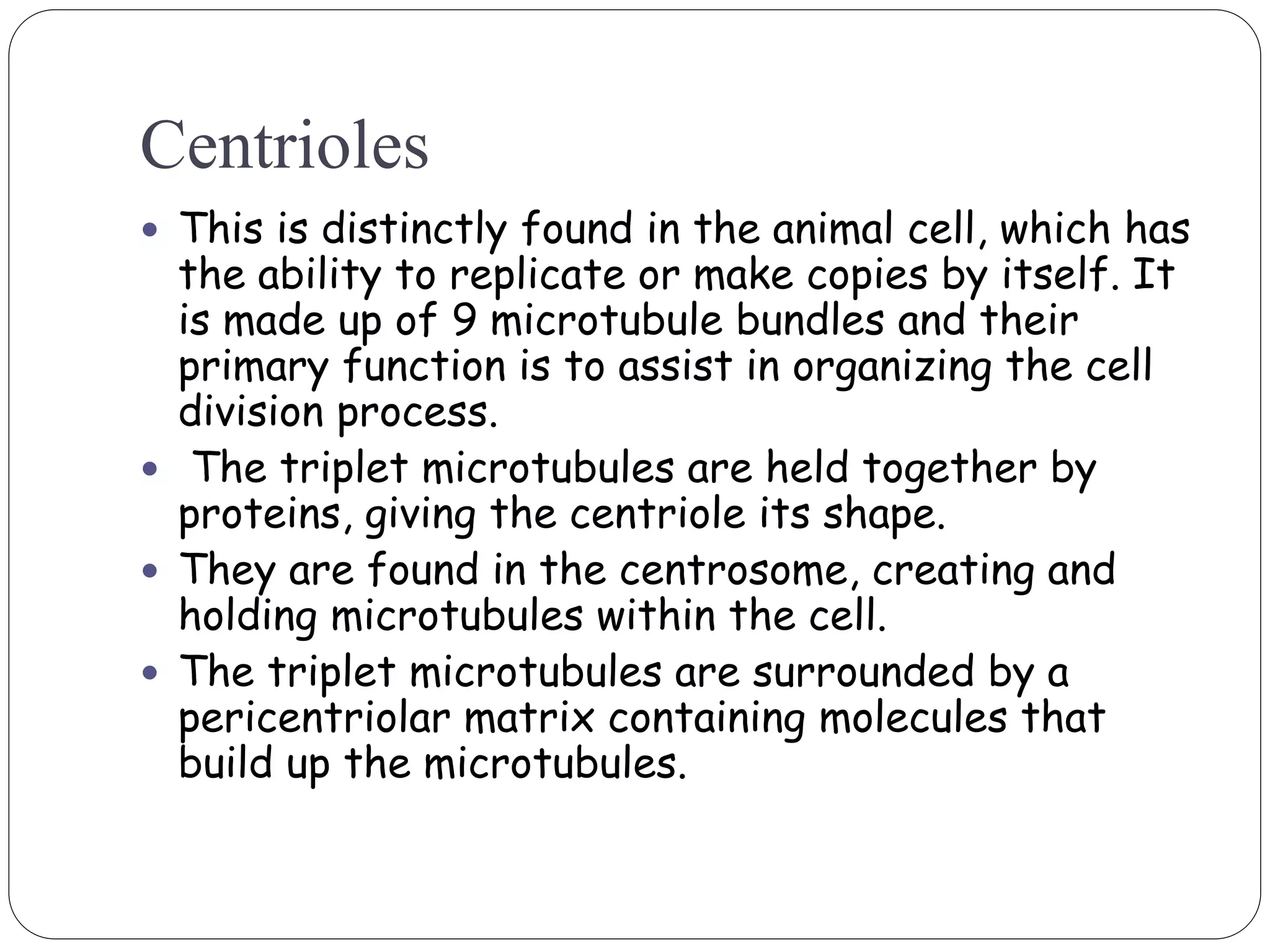 Structure of cell components and functions | PPTX