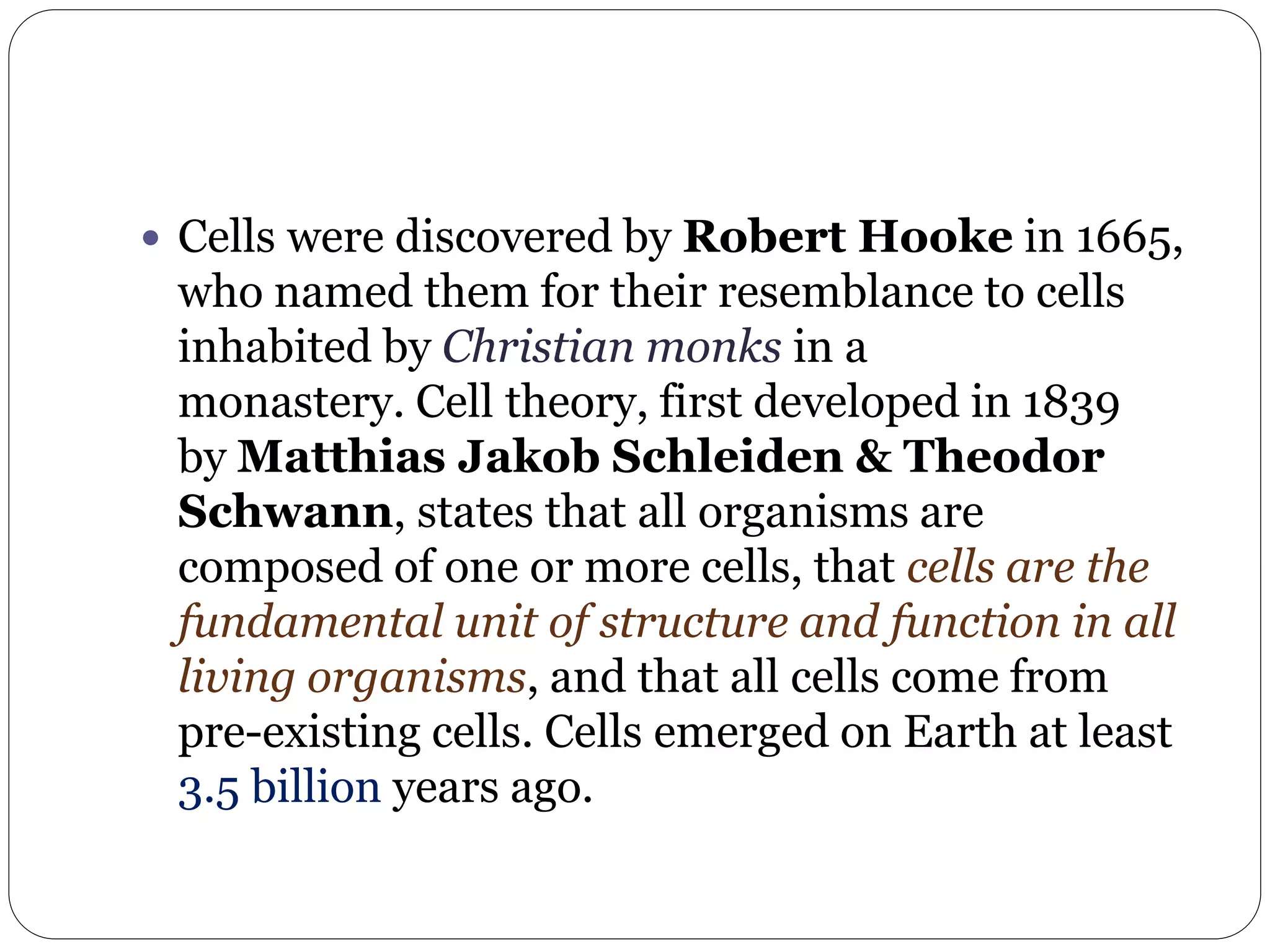 Structure of cell components and functions | PPTX