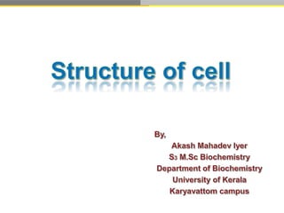 Structure of cell | PPTX