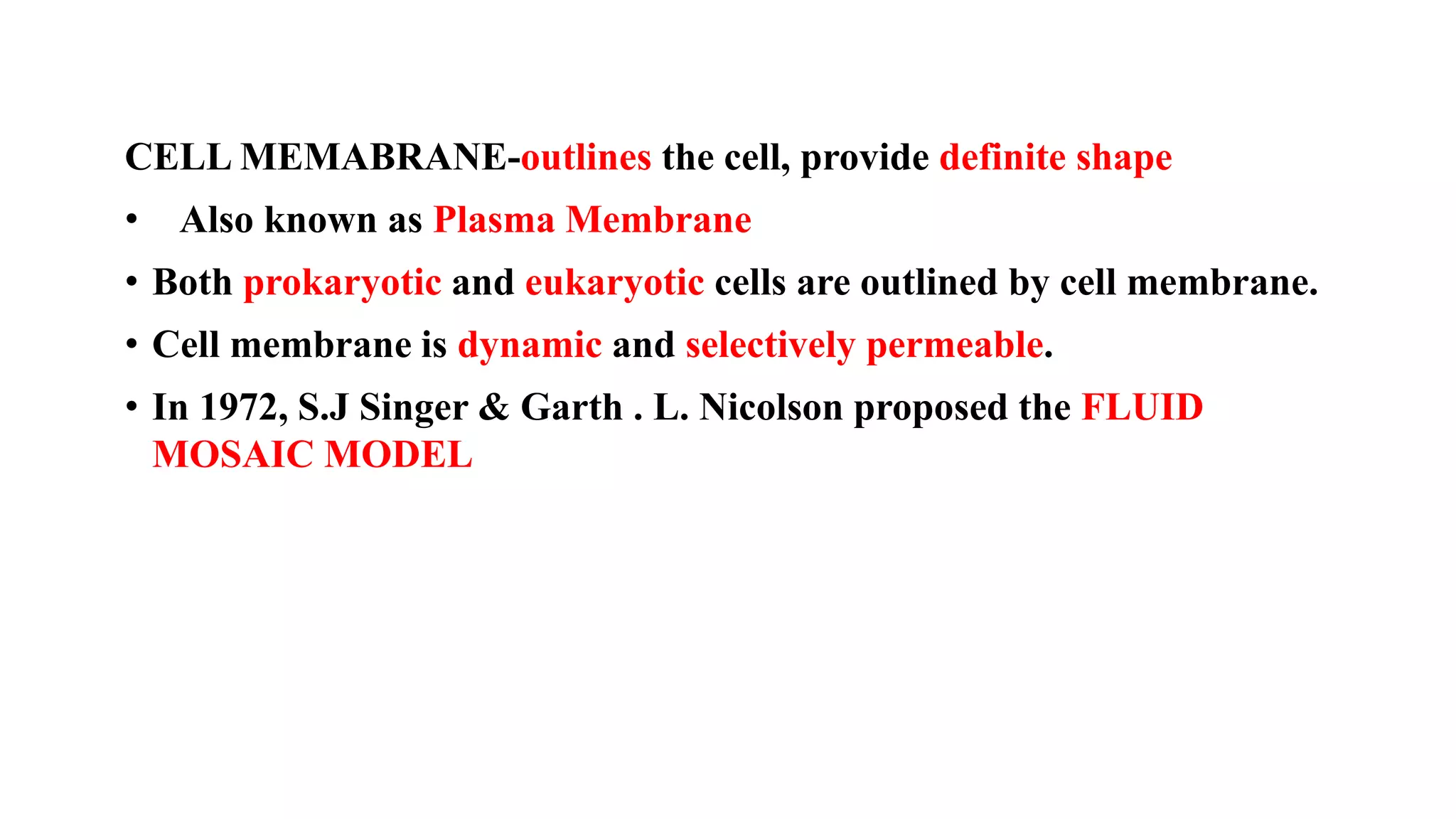 structure of cell membrane.pptx | Biological Sciences | Science