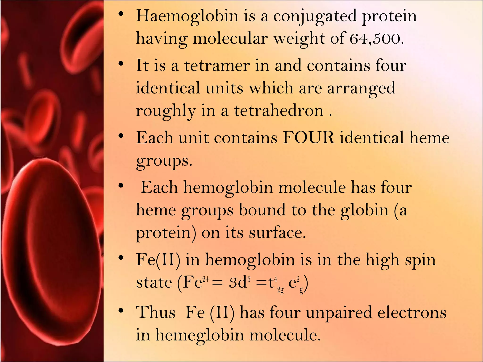 Structure of chlorophyll & haemoglobin | PPT