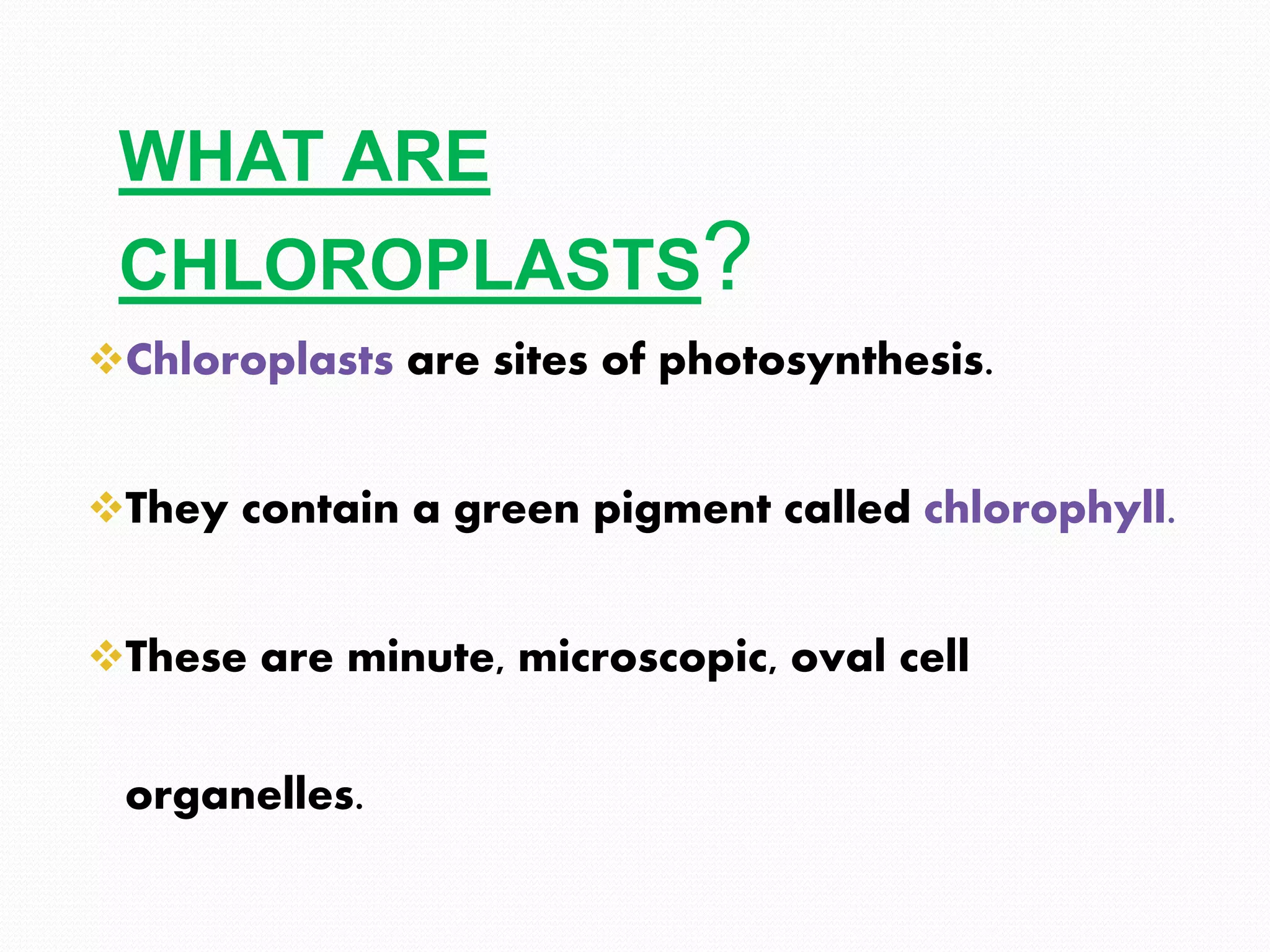 Structure of chloroplast | PPTX
