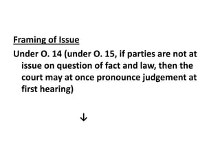 Structure of civil suit | PPTX
