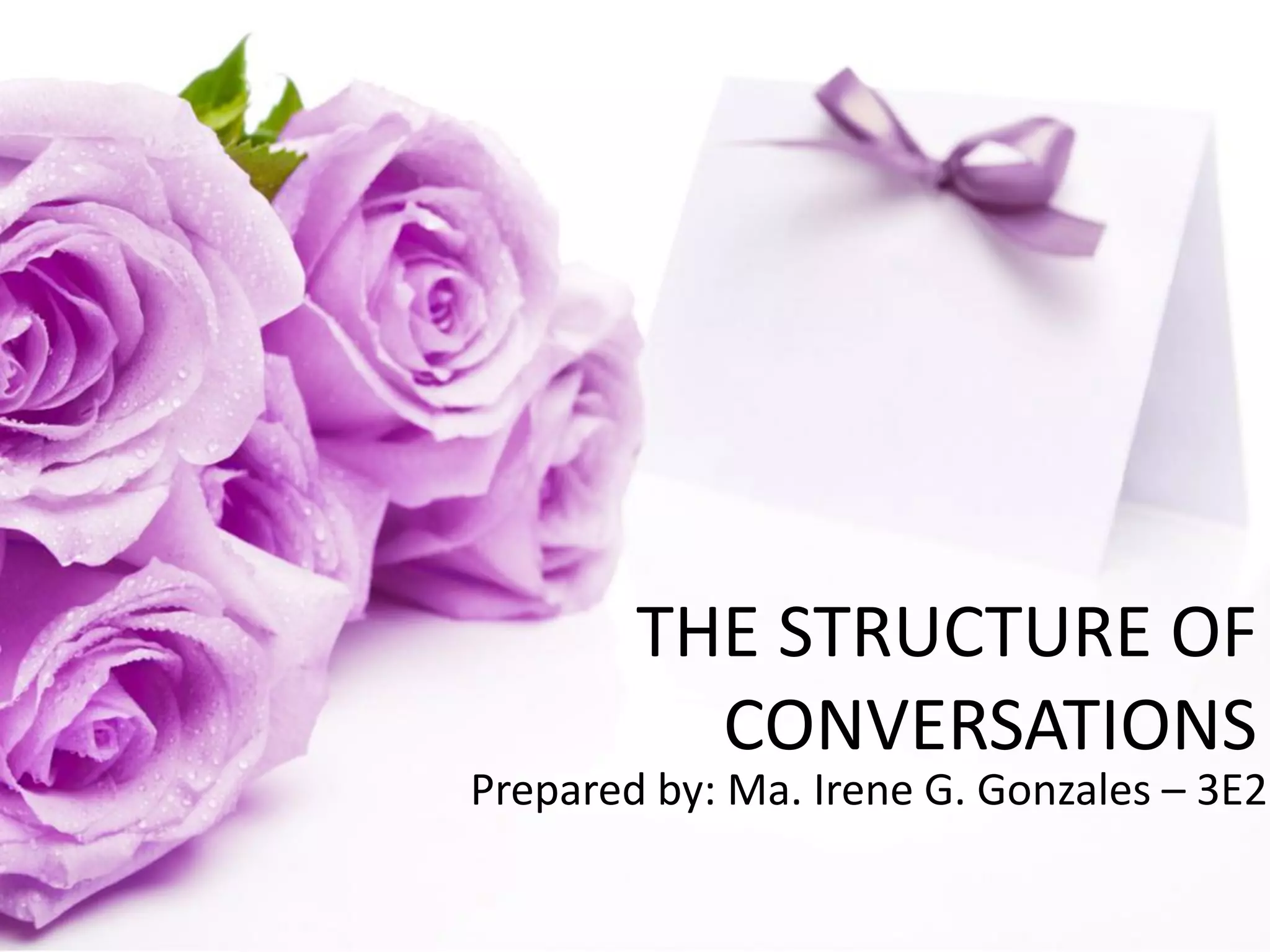 Structure of Conversations | PDF