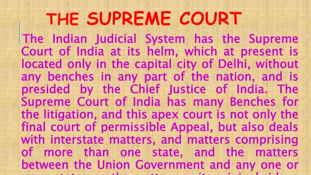 Structure of courts in india | PPTX