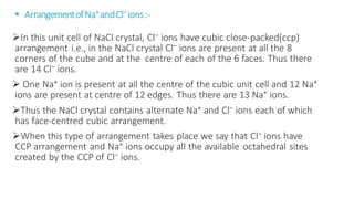 Structure of Crystal Lattice - K Adithi Prabhu | PDF