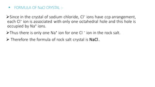 Structure of Crystal Lattice - K Adithi Prabhu | PDF