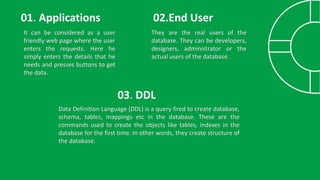 Structure of Database MAnagement System | PPTX