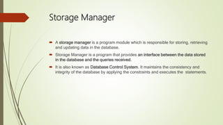 Structure of dbms | PPTX