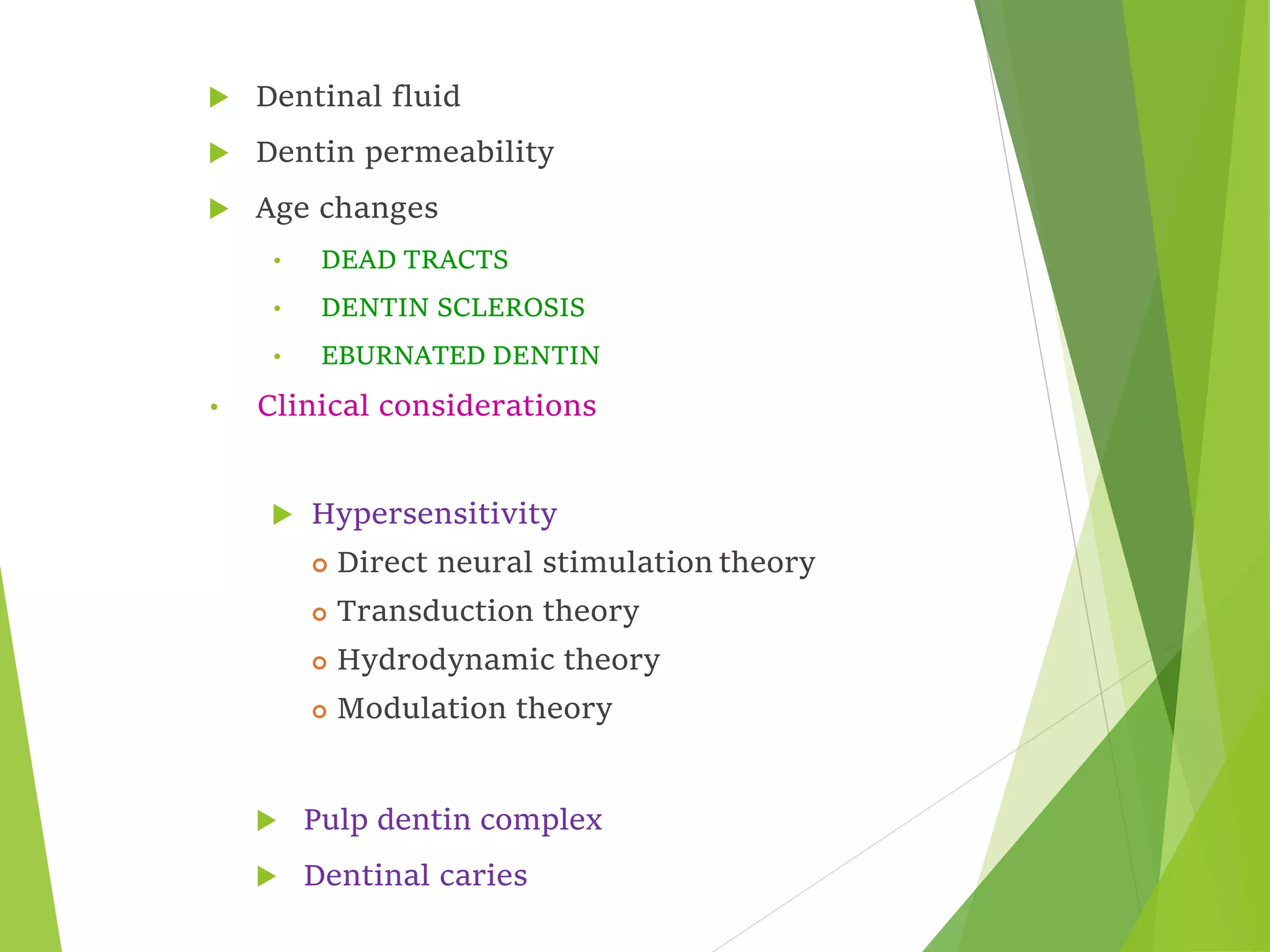 Structure of dentine | PPTX