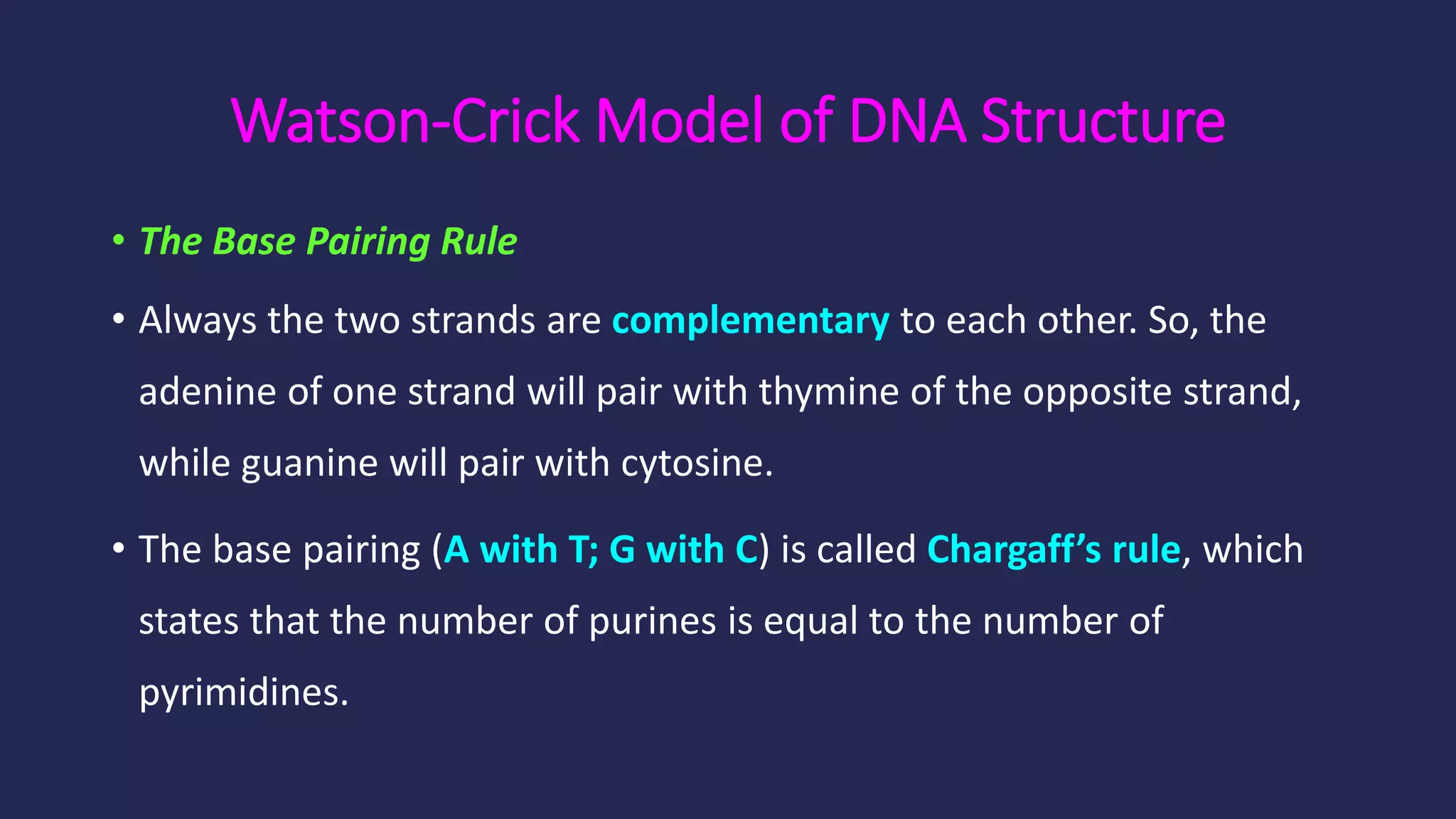 Structure of DNA | PPTX