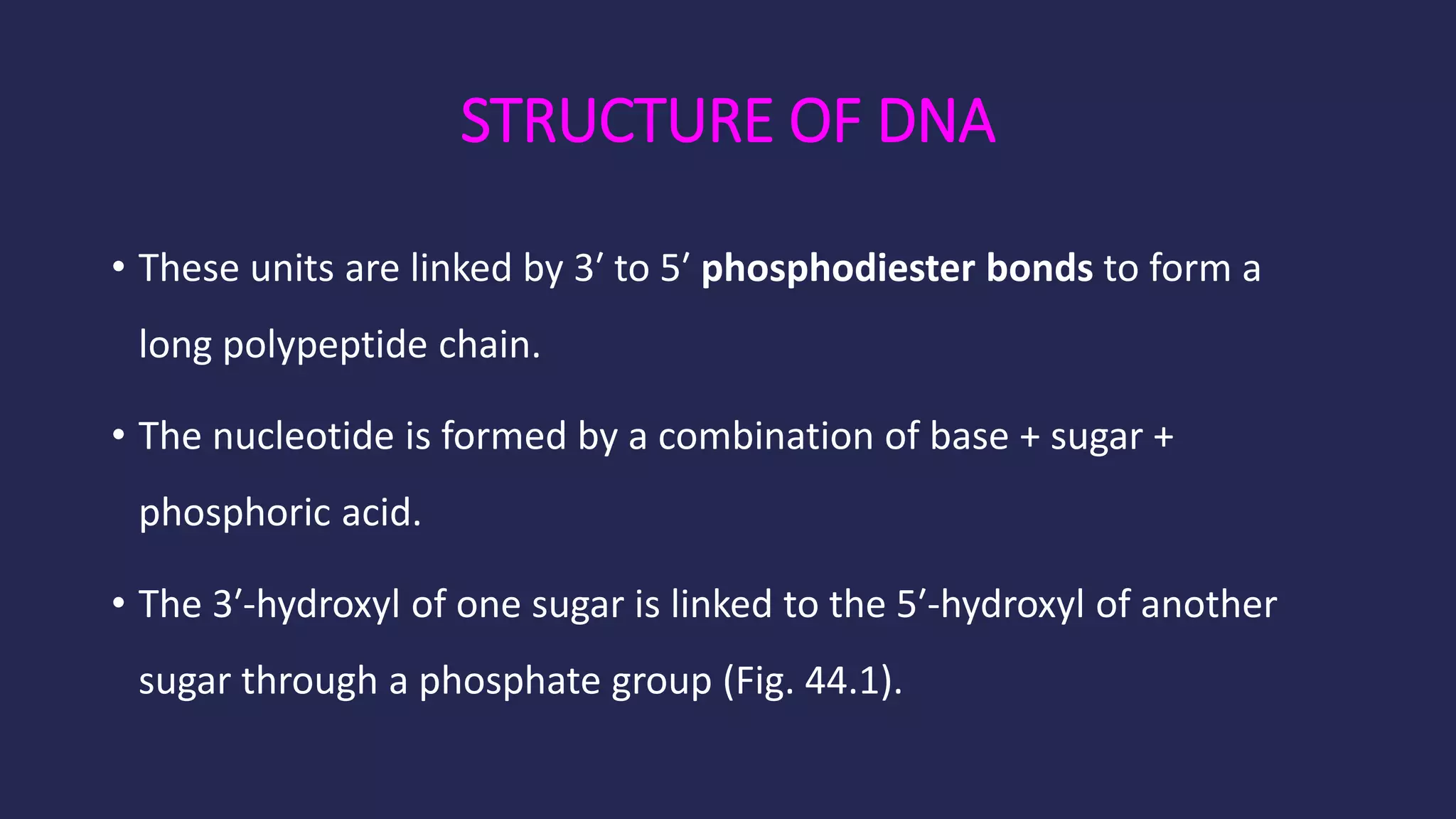 Structure of DNA | PPTX