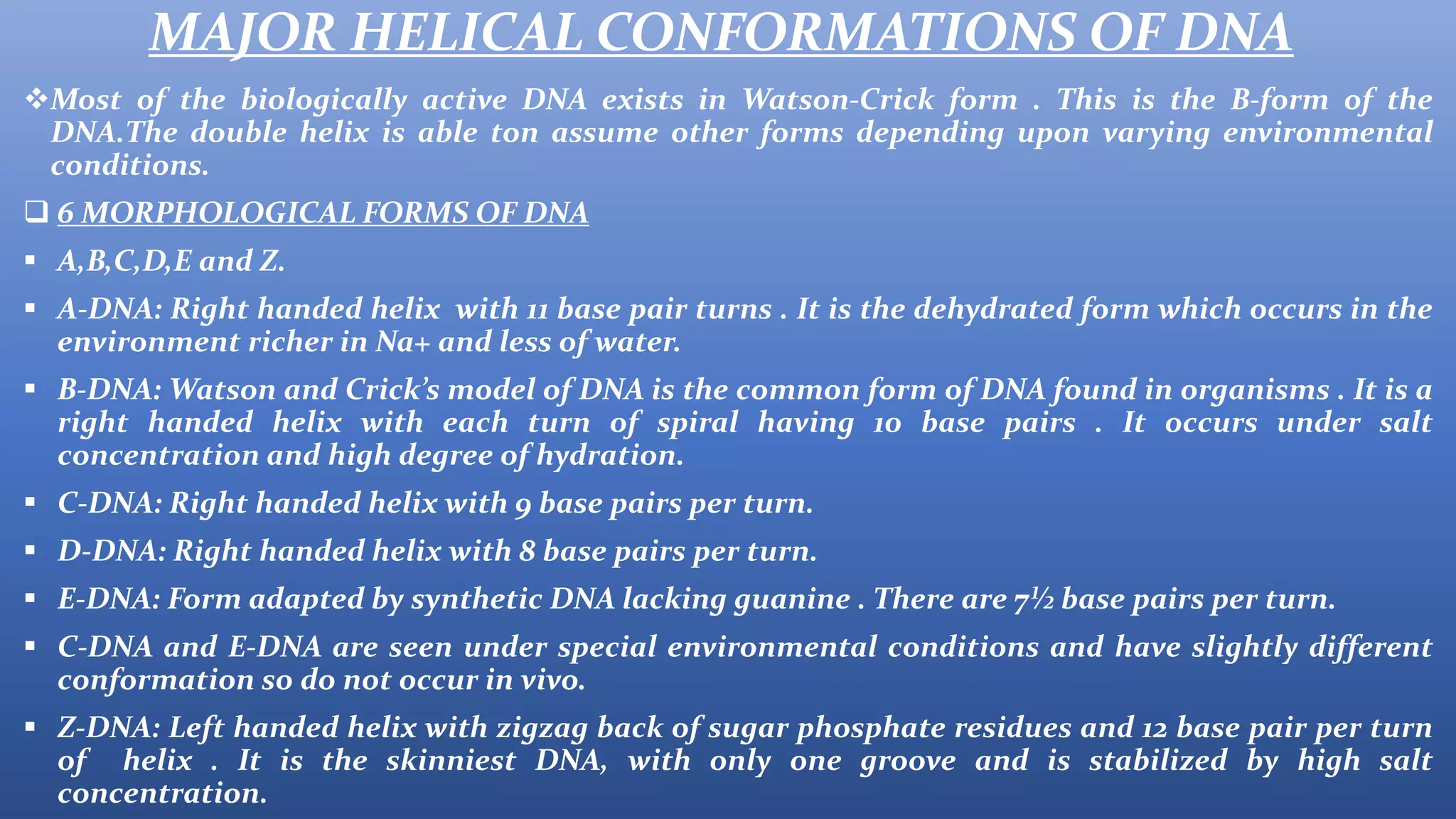 Structure of dna | PPTX