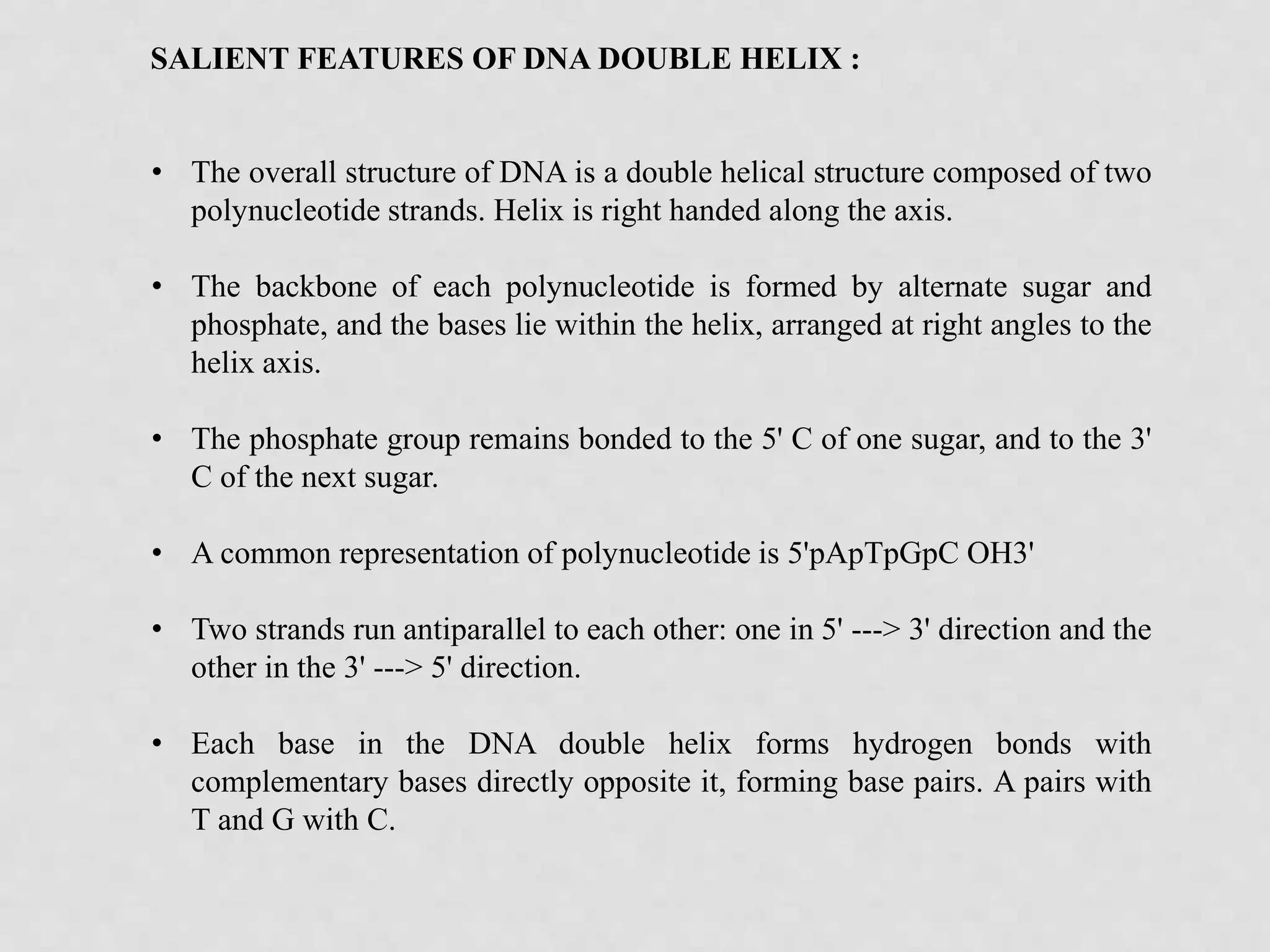 Structure of dna | PPTX