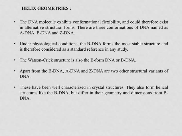 Structure of dna | PPTX | Chemistry | Science