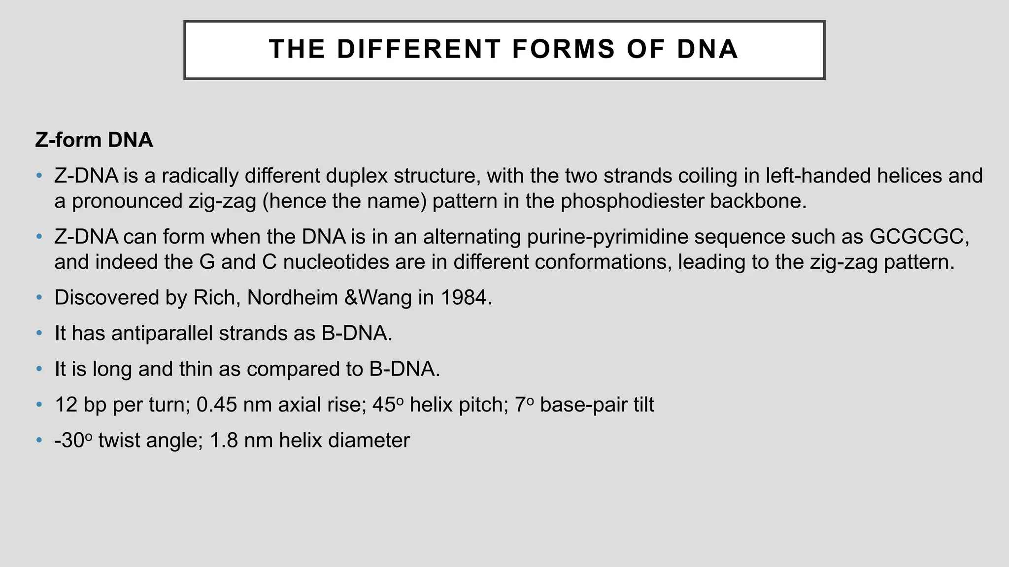 Structure of DNA- Types and functions of DNA | PDF