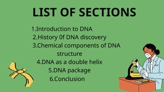 Structure of DNA presentation ouat pbg pptx. | PPTX
