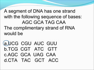 Structure of dna and rna | PPT